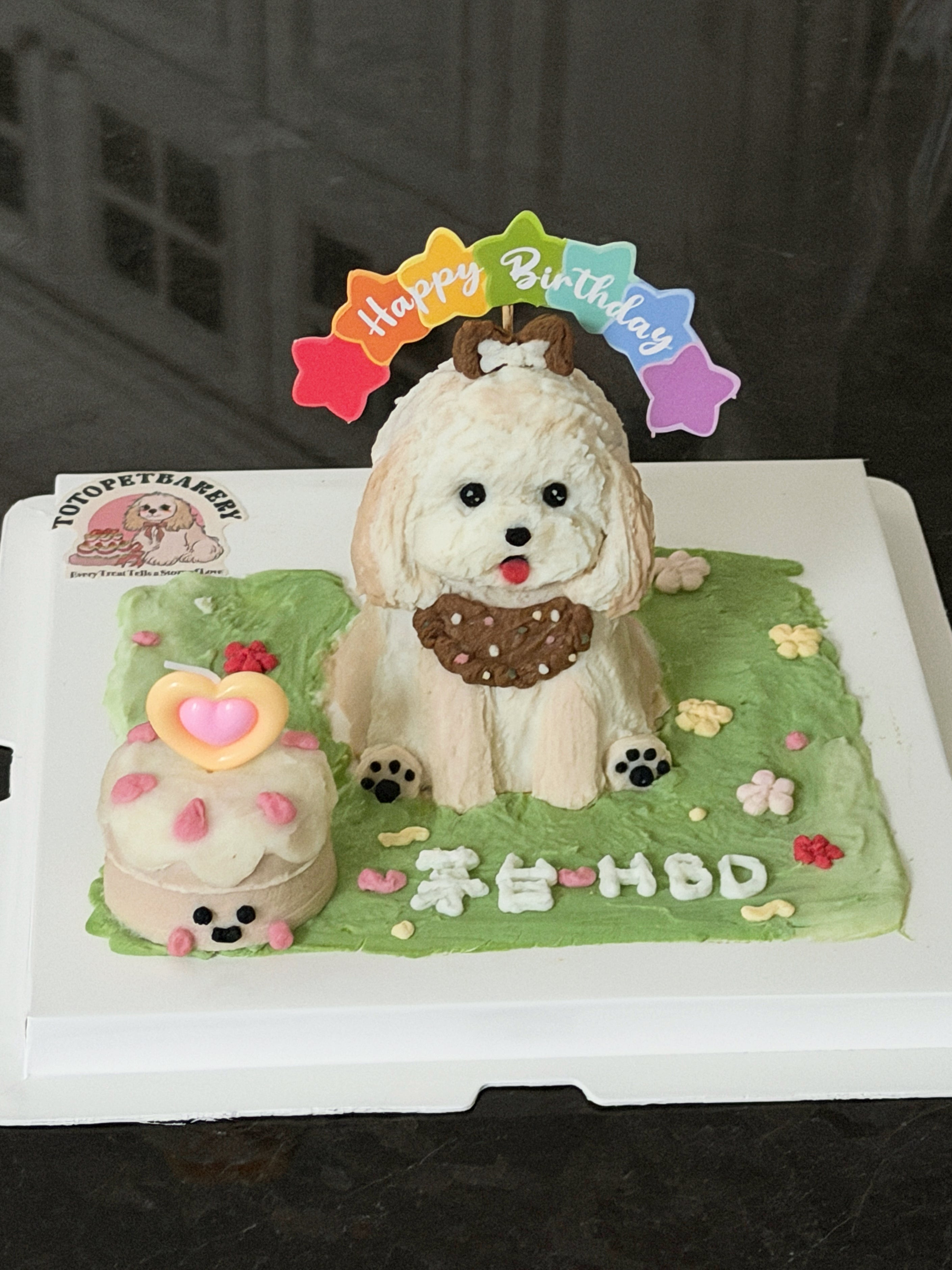 A Birthday Party Cake (6-inch) (for Dogs & Cats) – Toto Pet Bakery